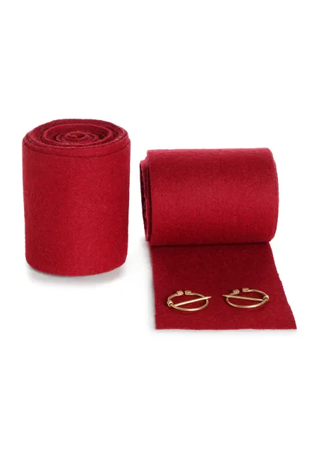 Medieval Leg Wraps Balder (Set) felt with Fibula buy online | HEMAD ...